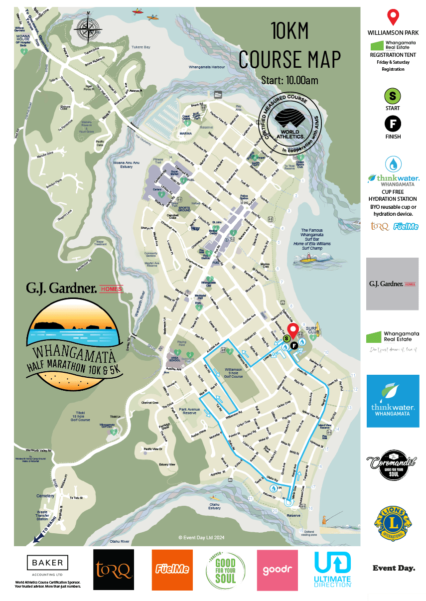 10km - Whangamata Half Marathon